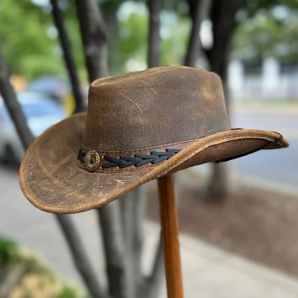 Planet Cowboy Leather Drover Hat