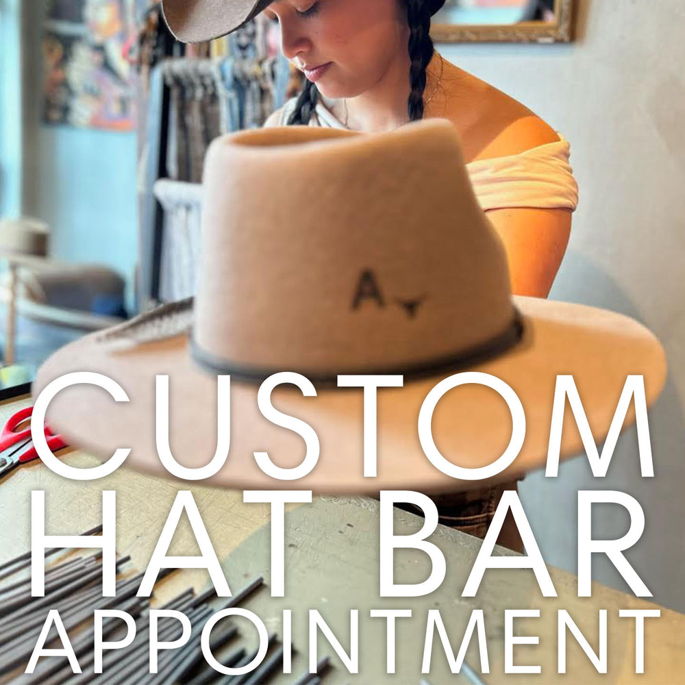 Custom Hat Bar Appointment – Planet Cowboy