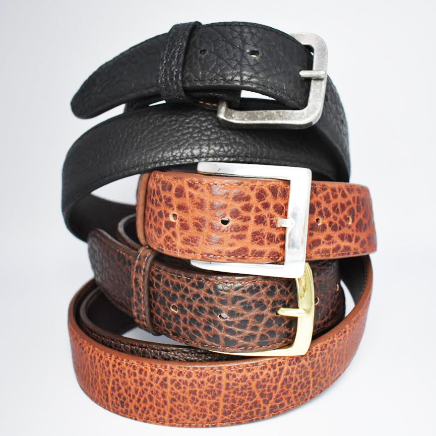 American Handmade Bison Belt – Planet Cowboy